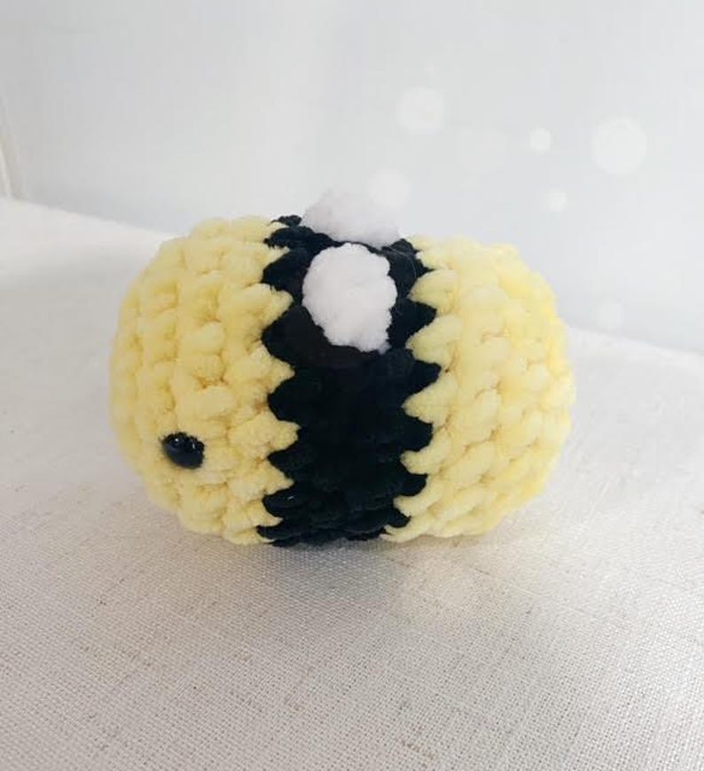 Cute Mini Crochet Bumble Bee - Etsy