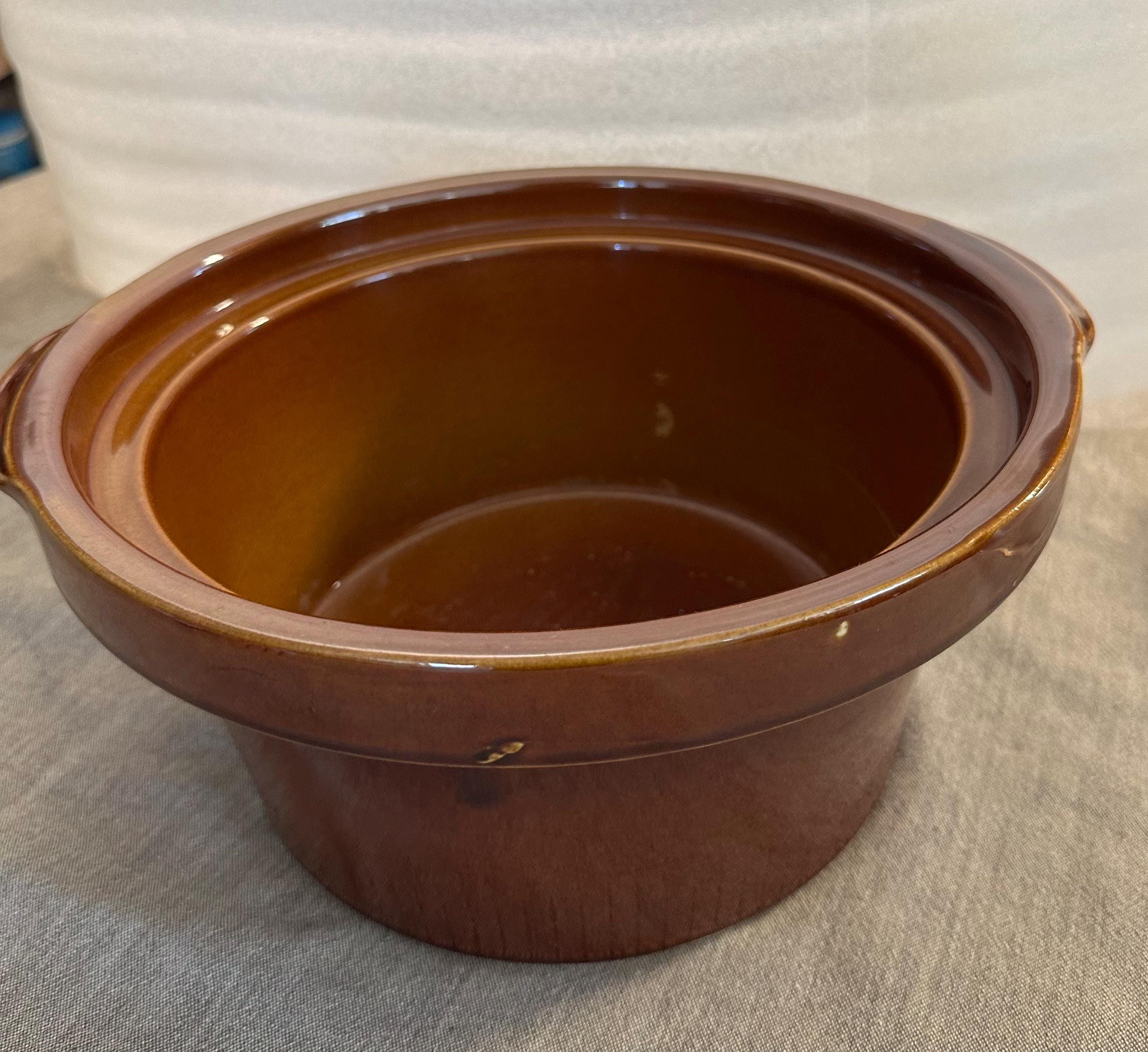 Vintage Retro Rival Orange Crock Pot Slow Cooker W Removable Stoneware ...