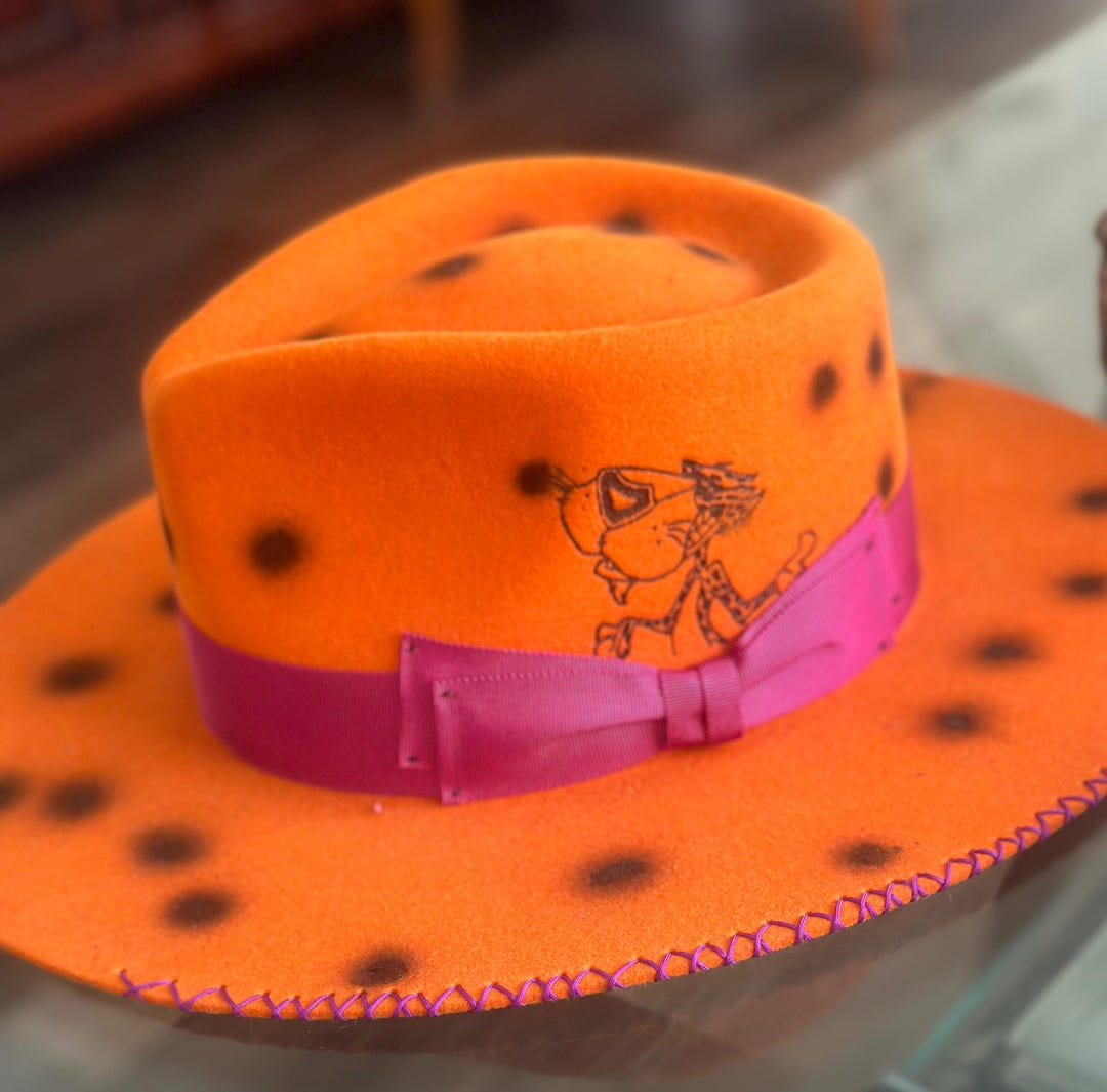 Grand Central X Flamin' Hot Cheetos Wool Felt Hat: Chester Cheetah ...