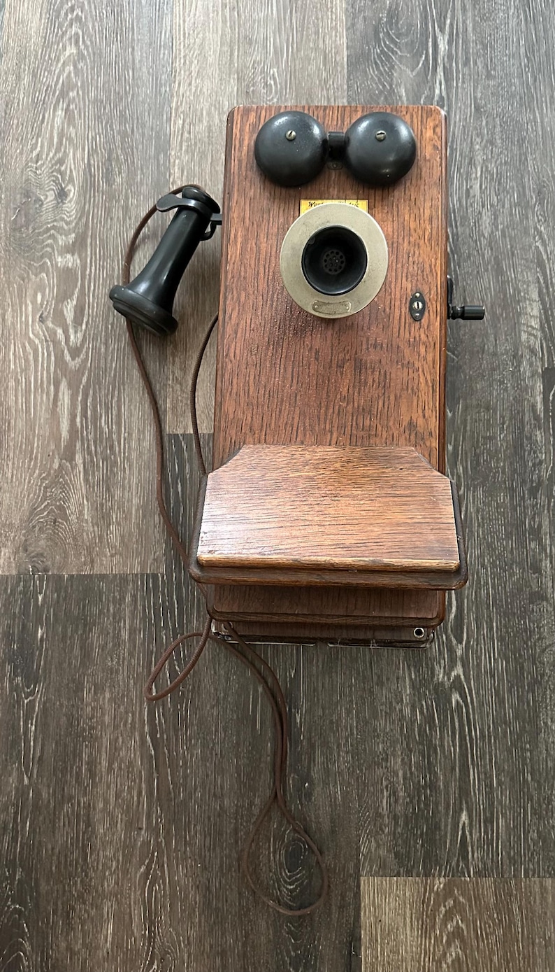 Antique Western Electric Wall-mounted Telephone - Etsy