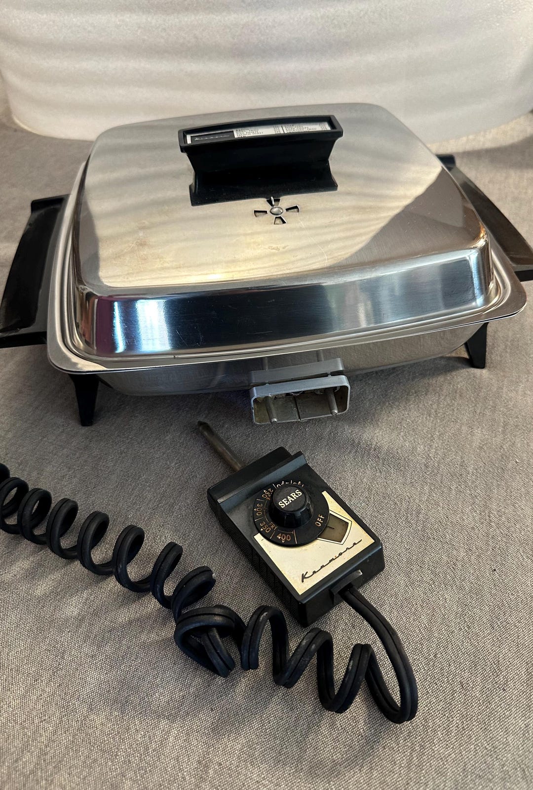 Vintage SEARS Kenmore Electric Frying Pan - Etsy