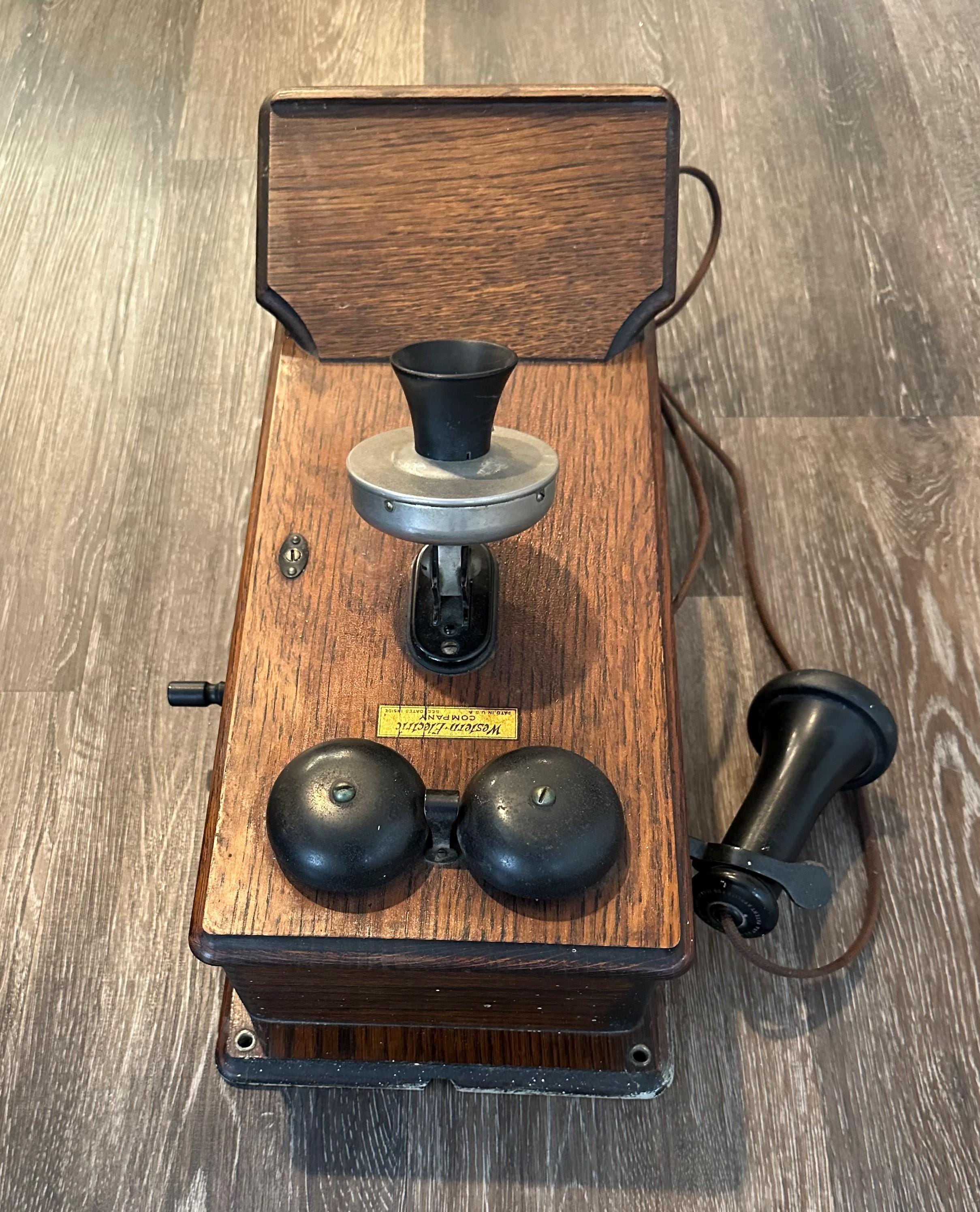 Antique Western Electric Wall-mounted Telephone - Etsy