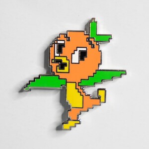 Pixel Disney Orange Bird Hard Enamel Pin - Give Kids the World ...