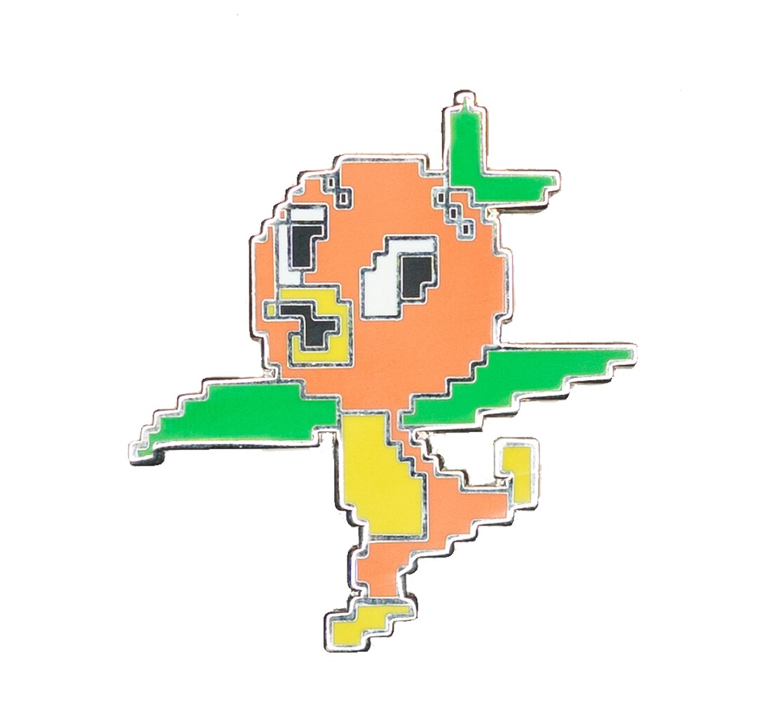 Pixel Disney Orange Bird Hard Enamel Pin - Give Kids the World ...