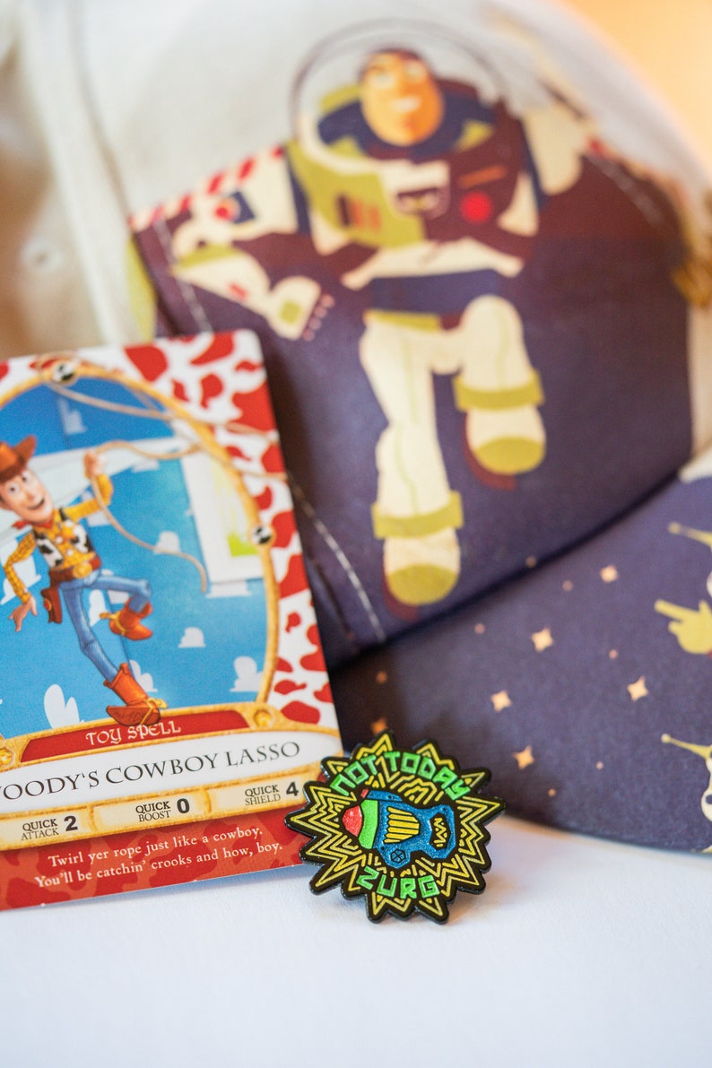 Not Today Zurg GLOW in the DARK Enamel Pin Give Kids the - Etsy