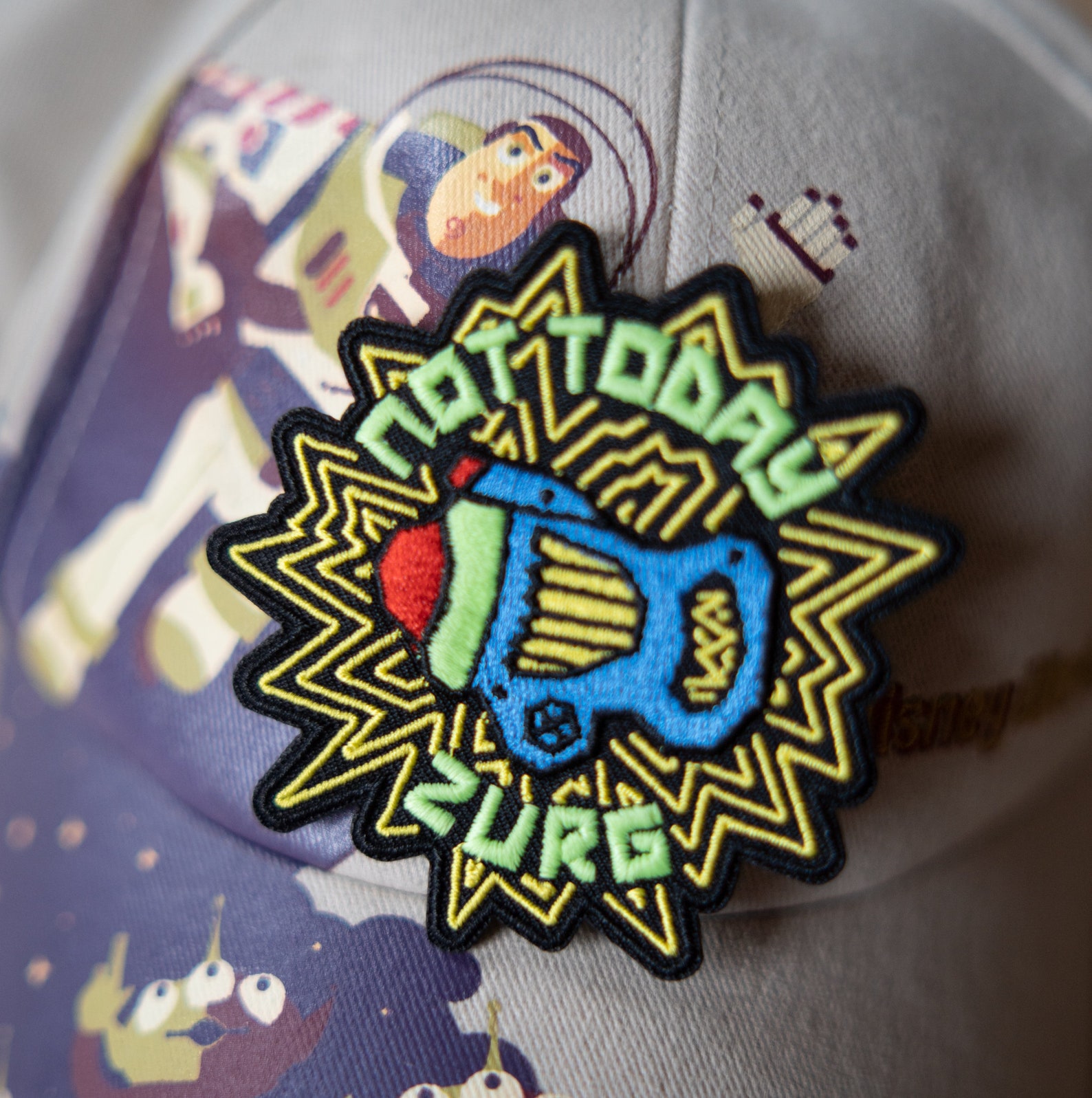 Not Today Zurg! Iron-on Patch, Buzz Lightyear - Give Kids the World ...