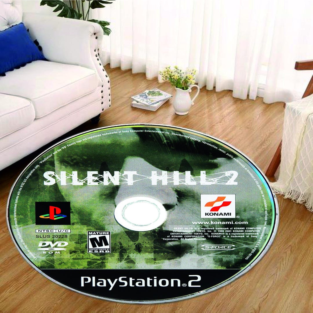 Silent Hill 2 Rug, Silent Hill 2 Cd Rug, Retro Cd Rug, Game Decor, Gift ...