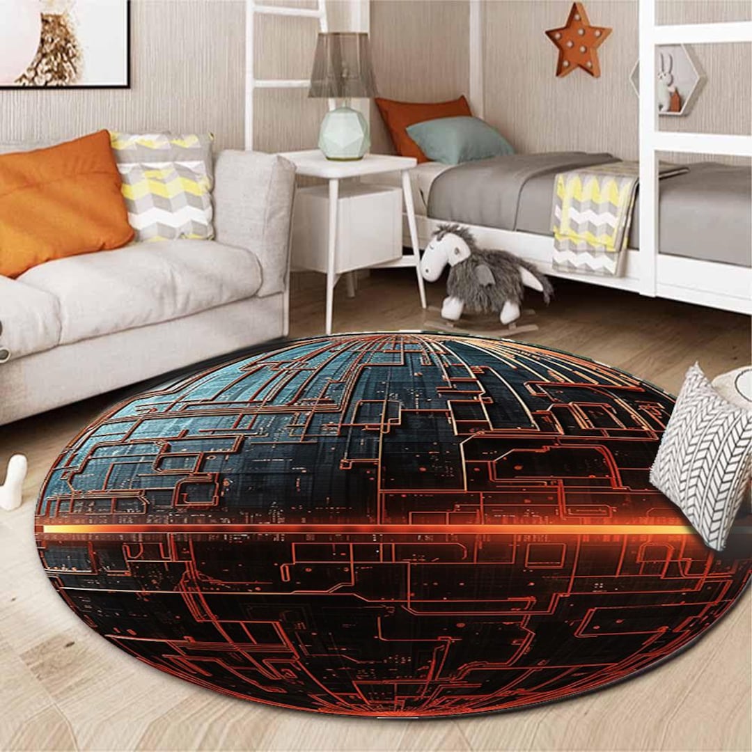 The Star Wars Mats, Aztec Calendar-star Wars, Office Chair Mat, Non ...