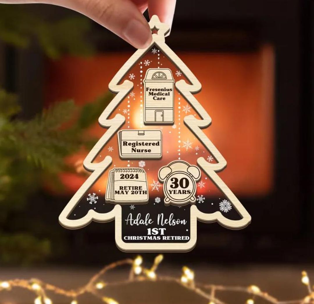 Retirement Ornament 2024, First Christmas Retired Keepsake, Farewell ...