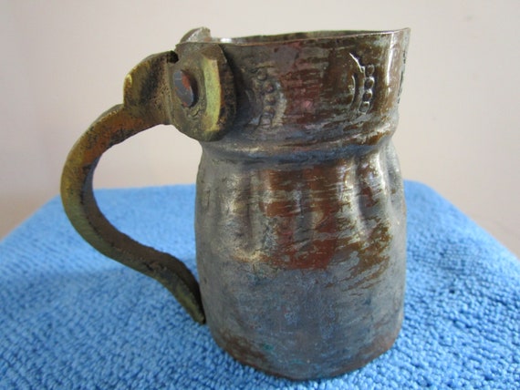 Antique Hand Hammered Primitive Cup. - Etsy