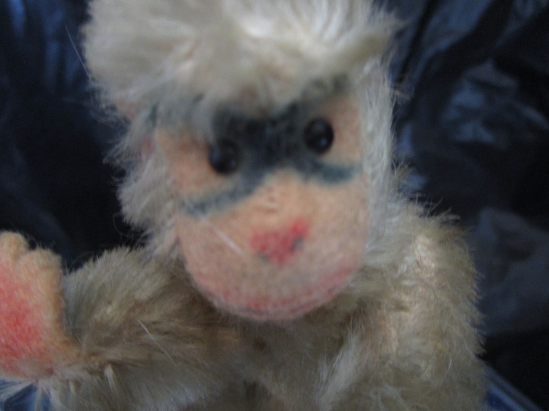 Steiff Jocko the Monkey Swivel Head Jointed Miniature Mohair Monkey ...