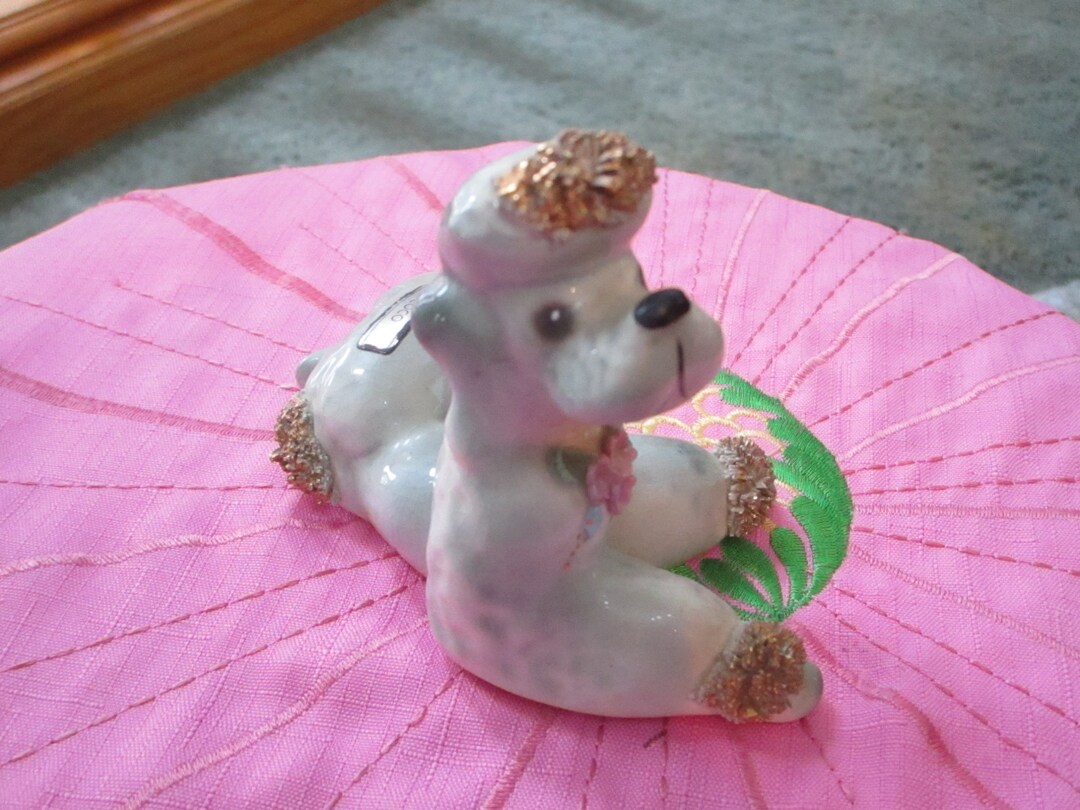 Coco Josef Originals Figurines Gray Poodle - Etsy