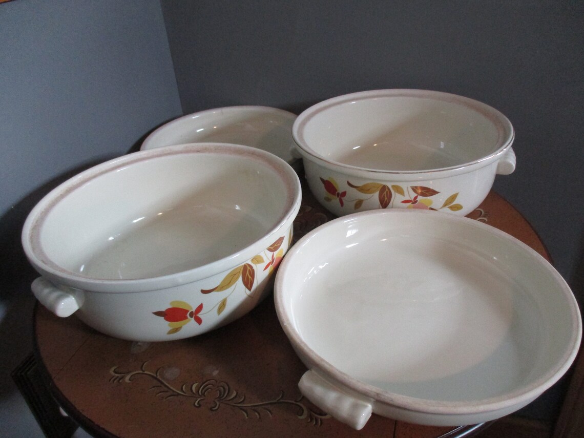 Hall 2-Quart Round Covered Casserole Dish Stamped Hall | Etsy