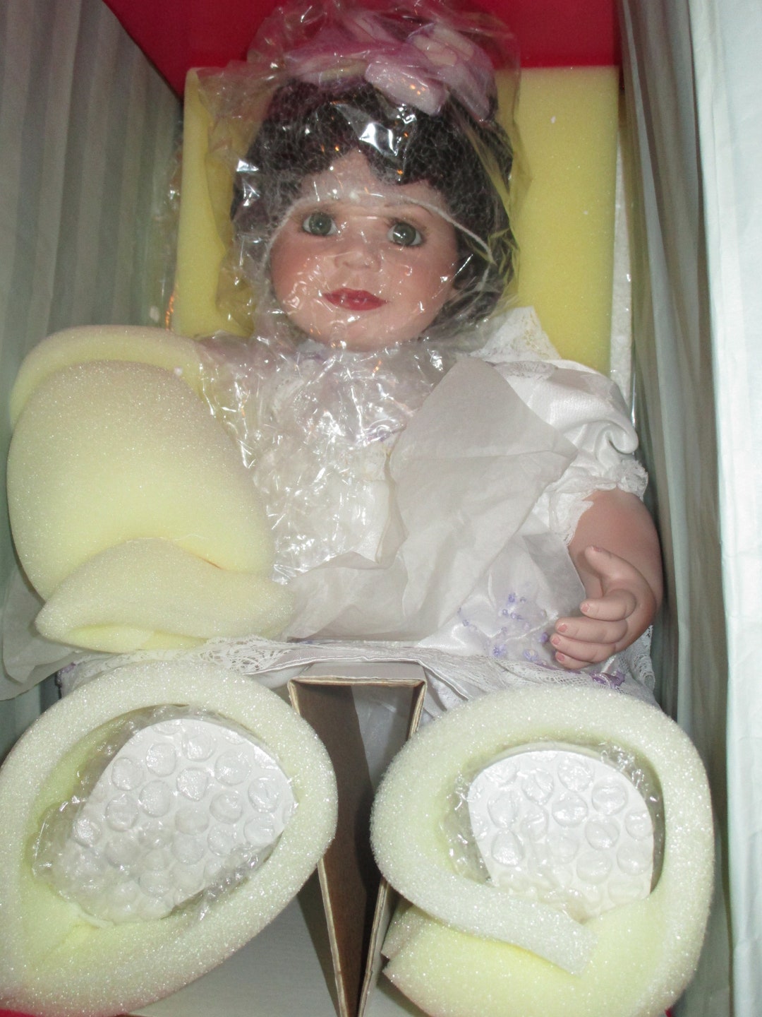 Baby Annette Funicello Doll With a Annette Plush Bear "ouite a Pair" by ...