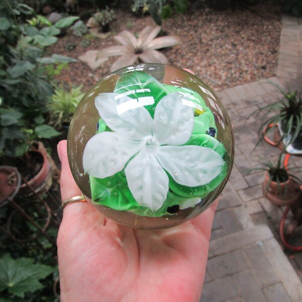 Flower Paperweight - Etsy