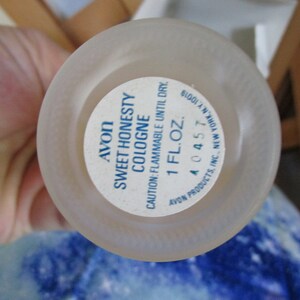Vintage Sweet Honesty Cologne, Avon Song of Spring Bird Bath Full ...