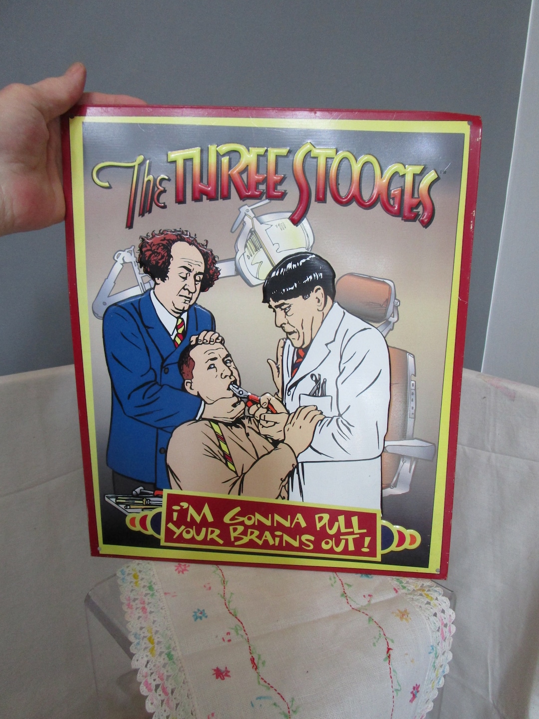 1996 the Three Stooges Tin Sign Vintage Wall Art - Etsy