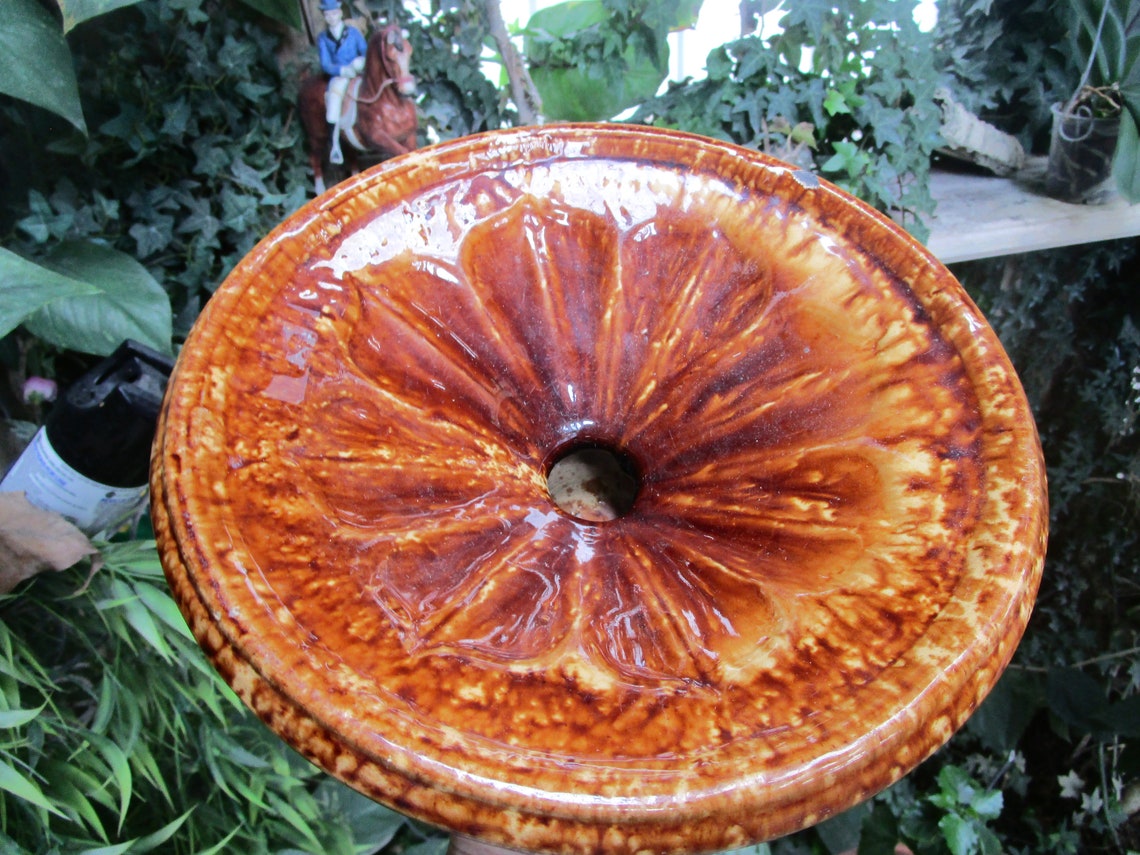 Antique Bennington Brown Glaze Ceramic Spittoon Cuspidor - Etsy