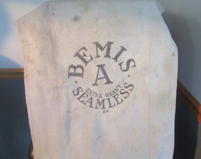 Bemis A Seamless Extra Heavy Cloth Cotton Feed Sack - Bag - Etsy