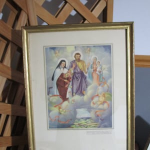 Vintage Catholic Religious Picture Framed Wall Art - Etsy