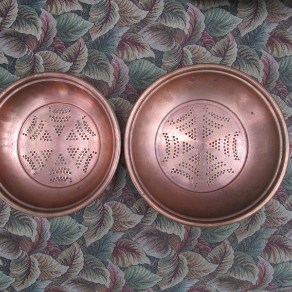 Copper Colander - Etsy