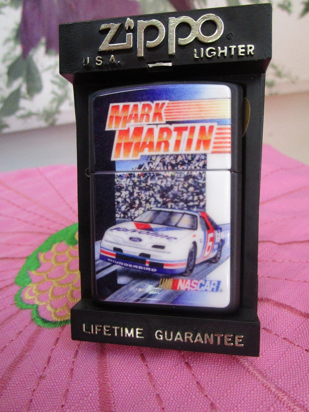 Zippo Lighter Old New Stock Mark Martin Valvoline Nascar Lighter in ...
