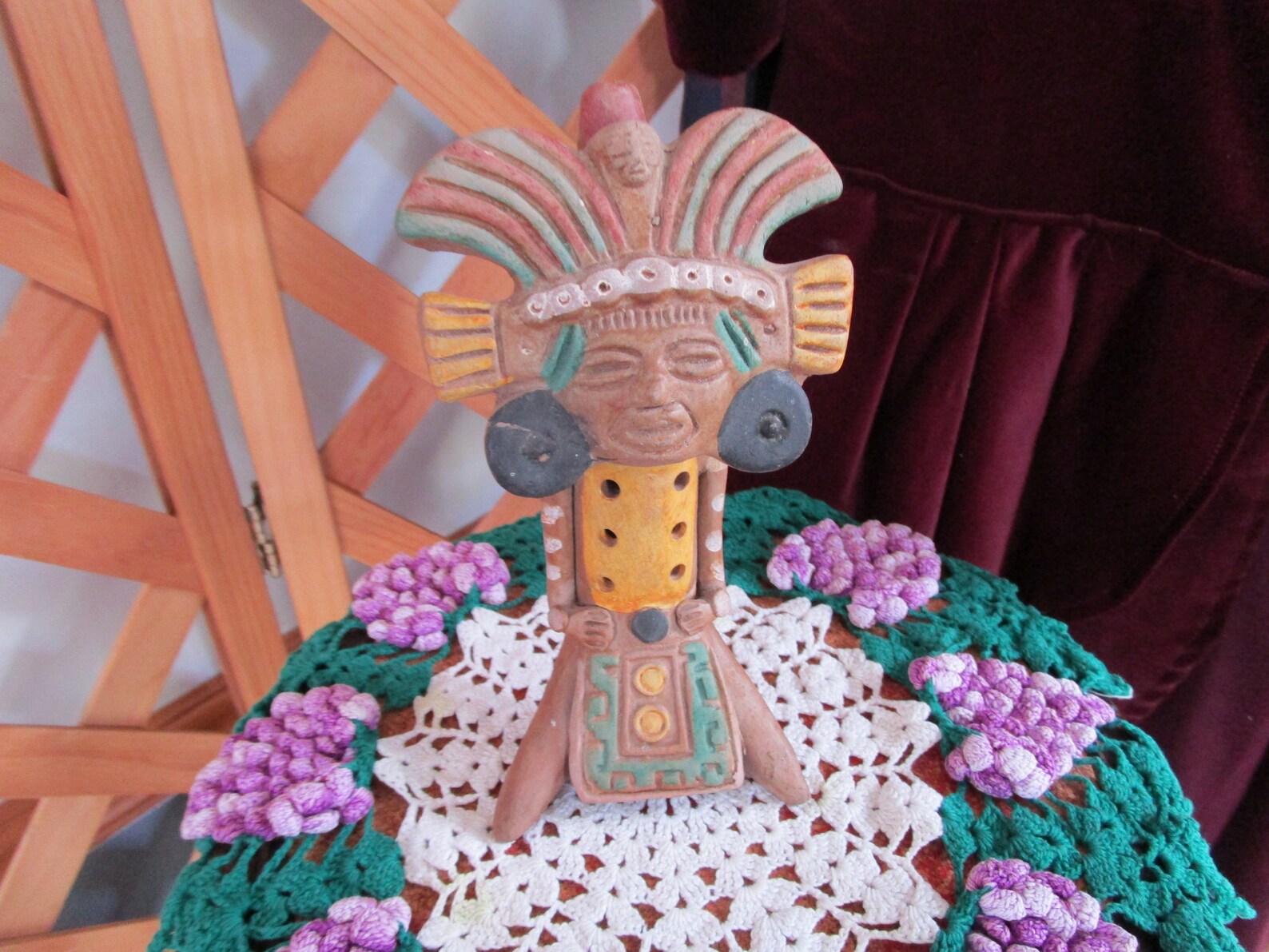 Vintage Male Figurine Mexican Mayan Aztec Pottery Figurine - Etsy