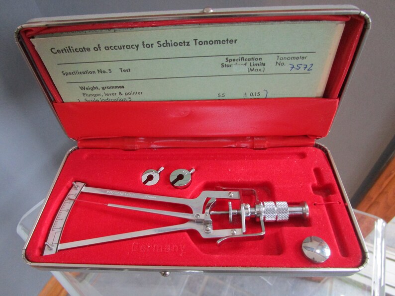 Medical Winters Tonometer & Dr. Wells Eye Charts Display - Etsy