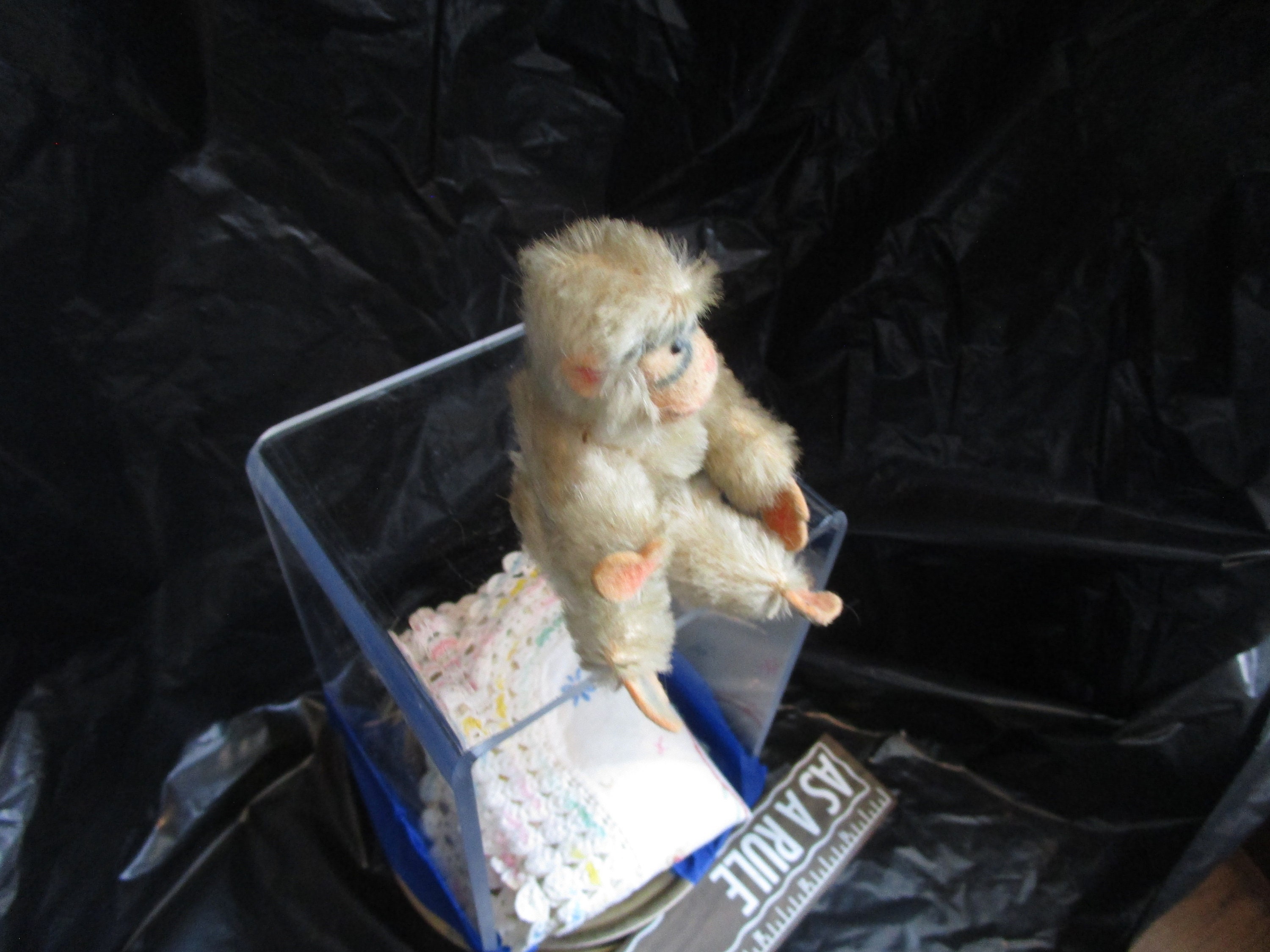 Steiff Jocko the Monkey Swivel Head Jointed Miniature Mohair Monkey ...