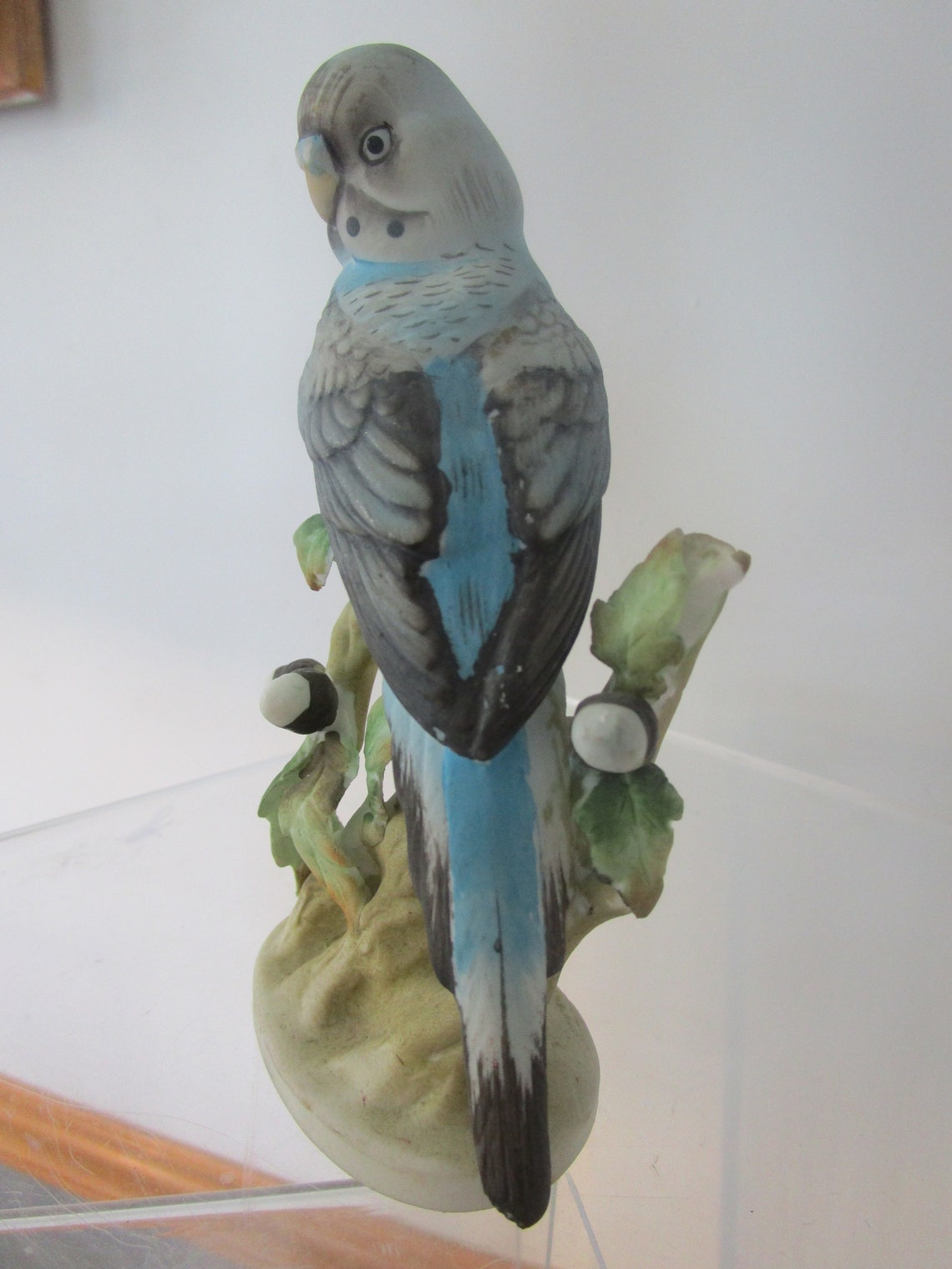 Lefton Fine China Parakeet Figurine Hand Painted Collectible Figurine ...