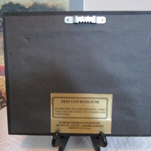 1833 Courthouse Historic Building in Findlay, Ohio by Artist Sandra ...