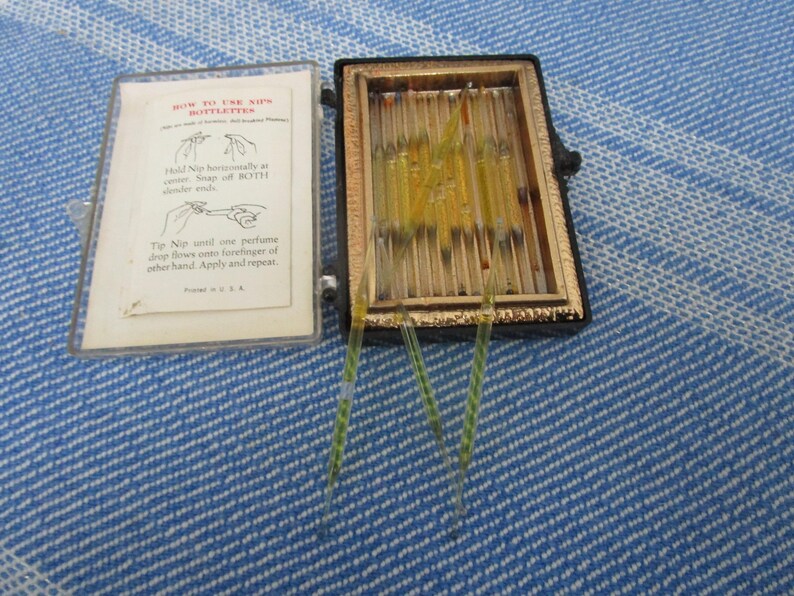 60s Famous Name Perfume Nips Two Cases 33 Vials - Etsy