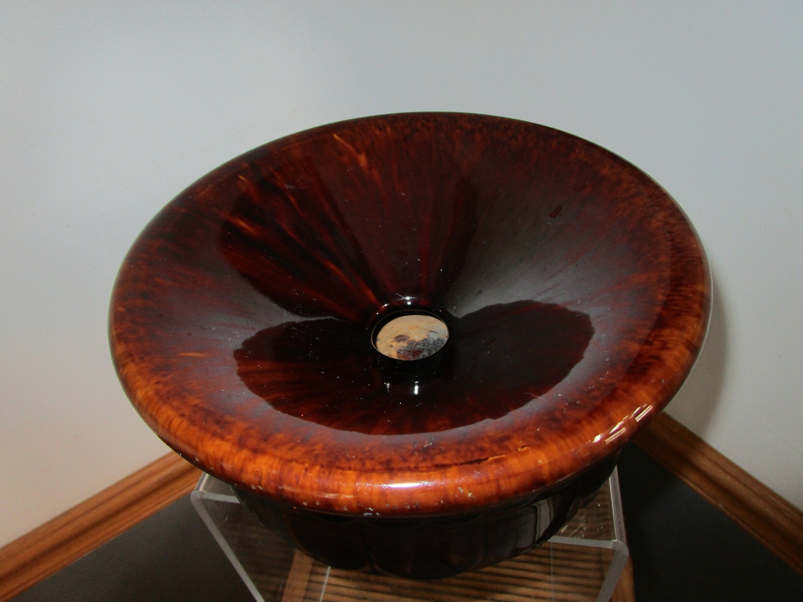 Antique Bennington Brown Glaze Ceramic Spittoon Cuspidor - Etsy