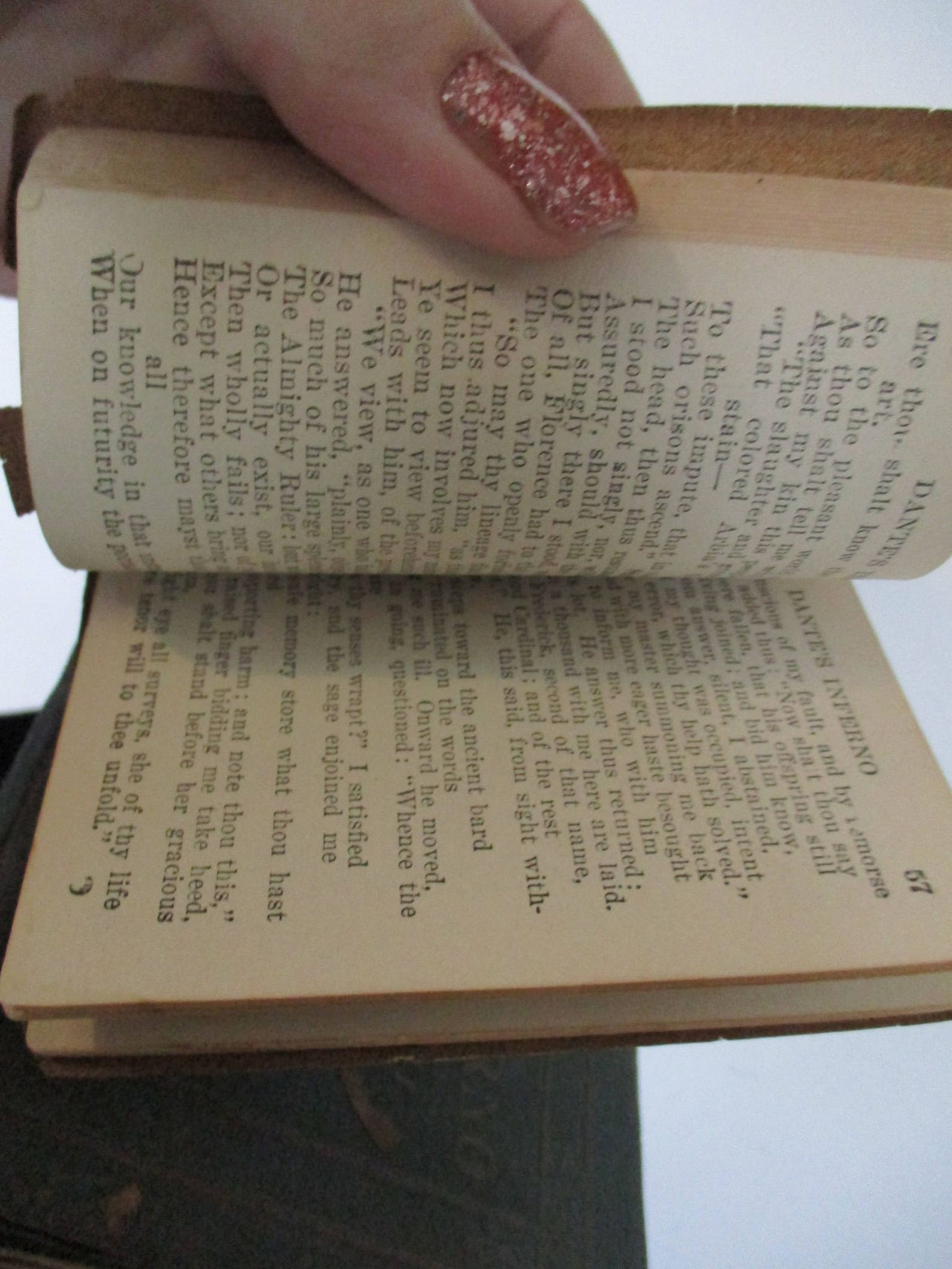 14 Antique Little Leather Library Books Dante,lamb,browning,dickens,poe ...