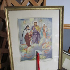 Vintage Catholic Religious Picture Framed Wall Art - Etsy