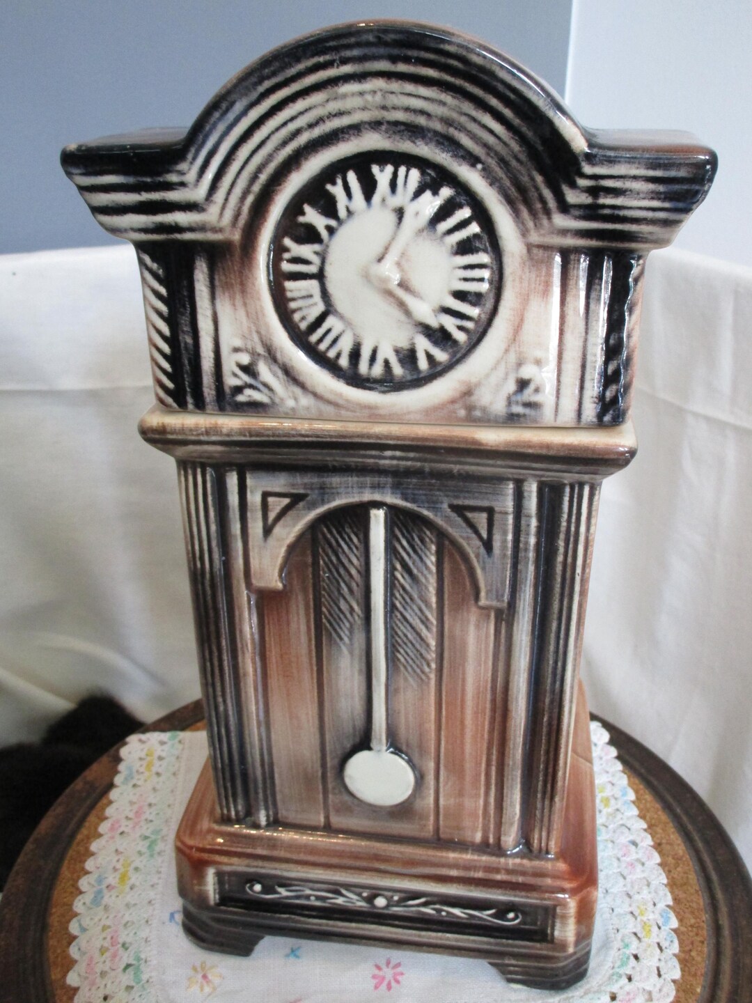 50's Grandfather Clock Cookie Jar Vintage Mc Coy - Etsy