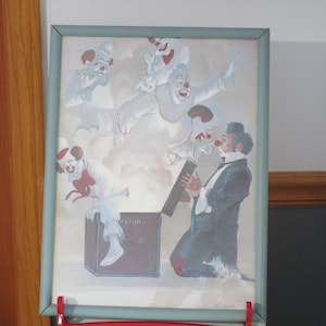 1976 Robert Owen Clowns "pando's Box" Lithograph Signed - Etsy