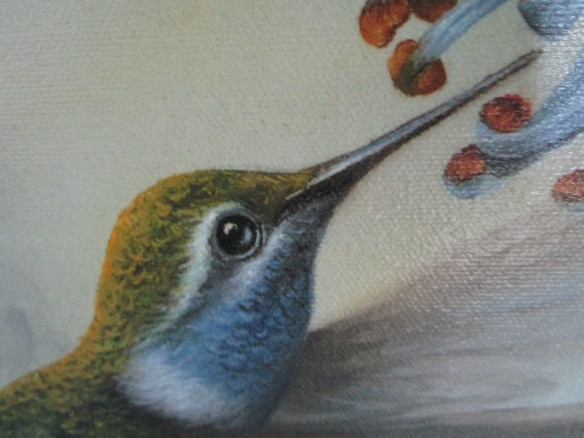 Hummingbird Wall Hanging Signed Crystal Skelley Print - Etsy