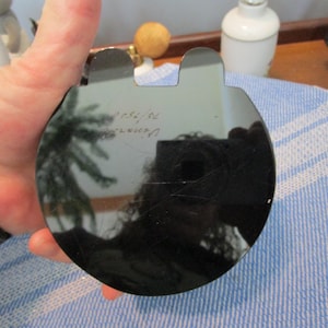 80's Vinardi Crystal Paperweight Black Piano With Bronze Hands Signed ...