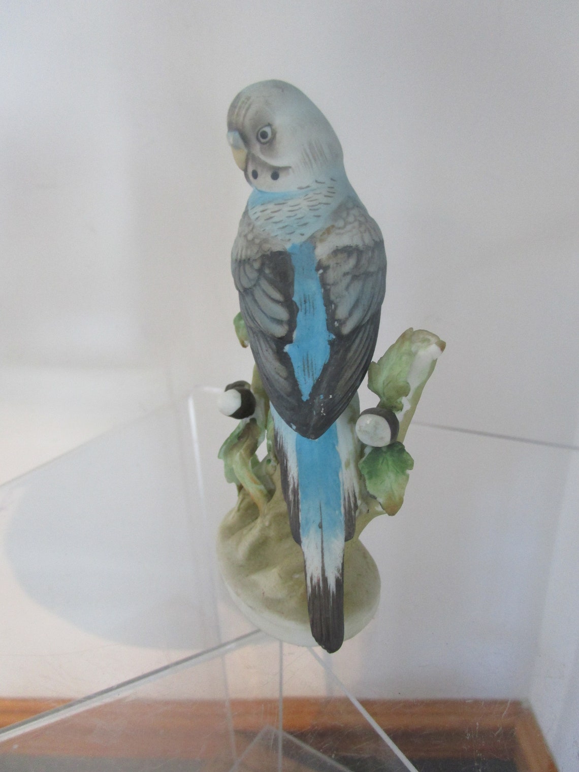 Lefton Fine China Parakeet Figurine Hand Painted Collectible Figurine ...