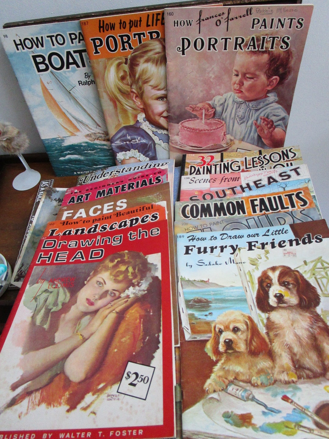 Walter T Foster how to Draw and Paint Art Instruction Books Lot of 13 ...