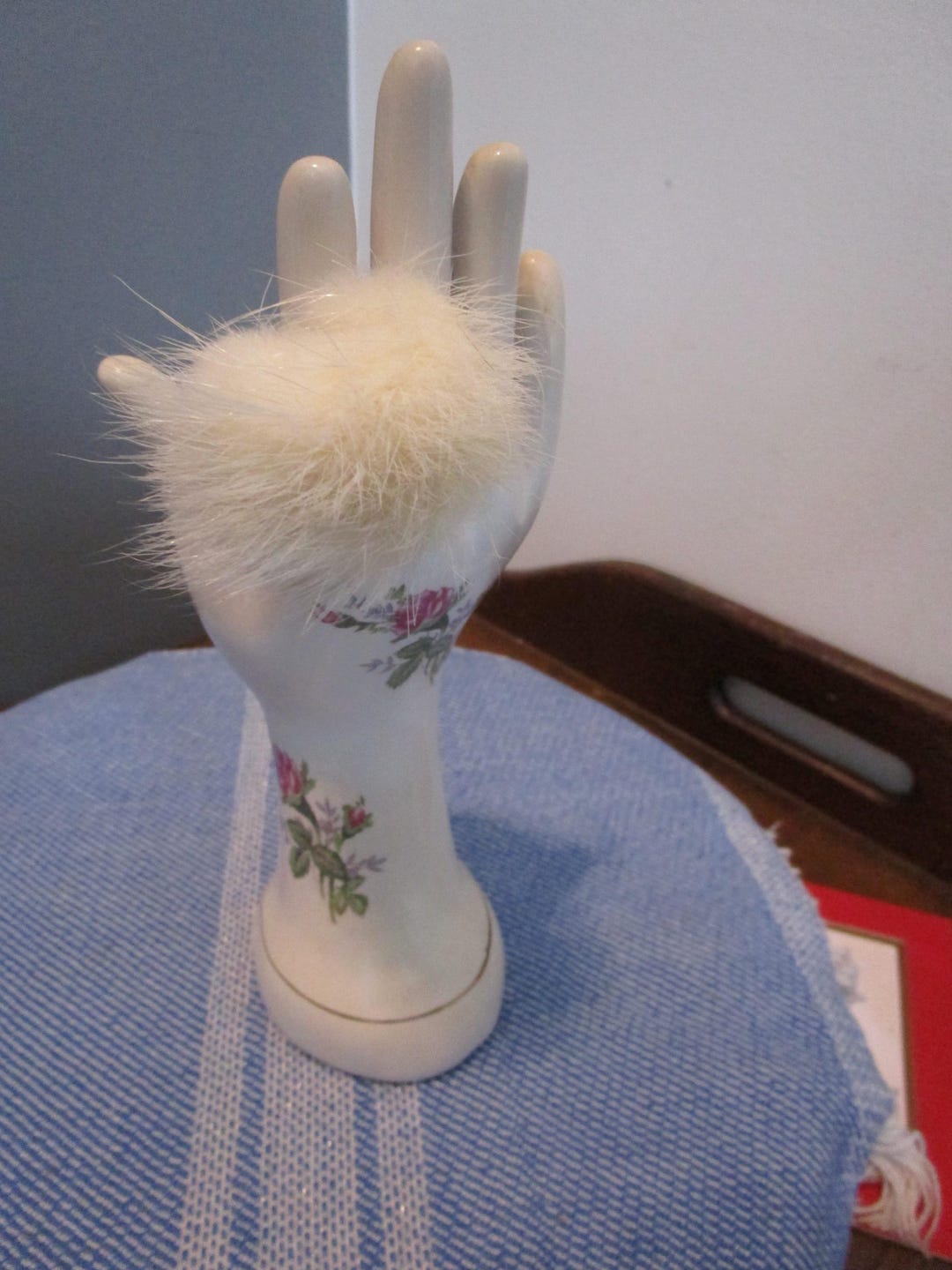 50s Genuine Mink Fur Rare Find Adjustable Ring - Etsy