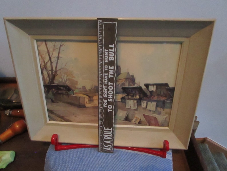 Signed Marc Watercolor Print Artist Nicolas Markovitch Circa 1930-40's ...