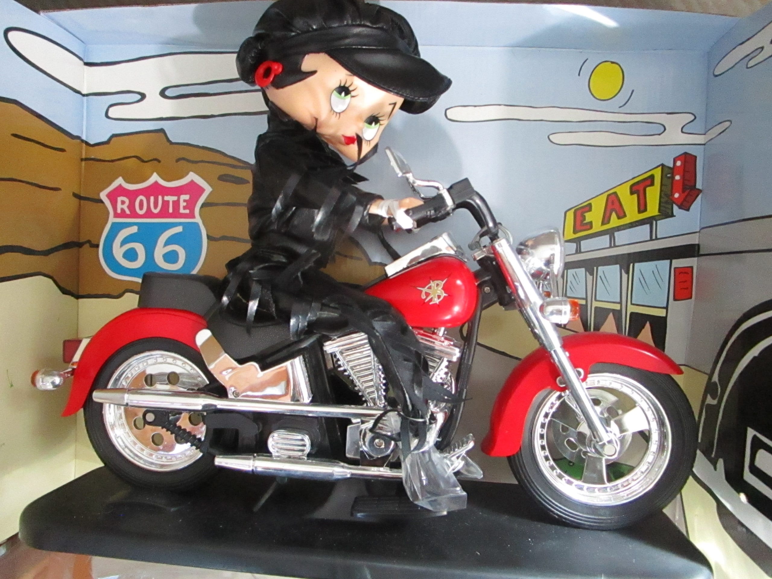 Betty Boop Motorcycle Wallpaper
