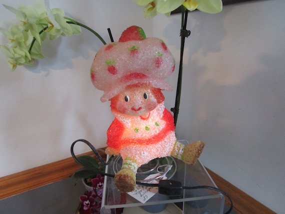 Rare Strawberry Shortcake nursery lamp/ nightlight from the 1980s Home ...
