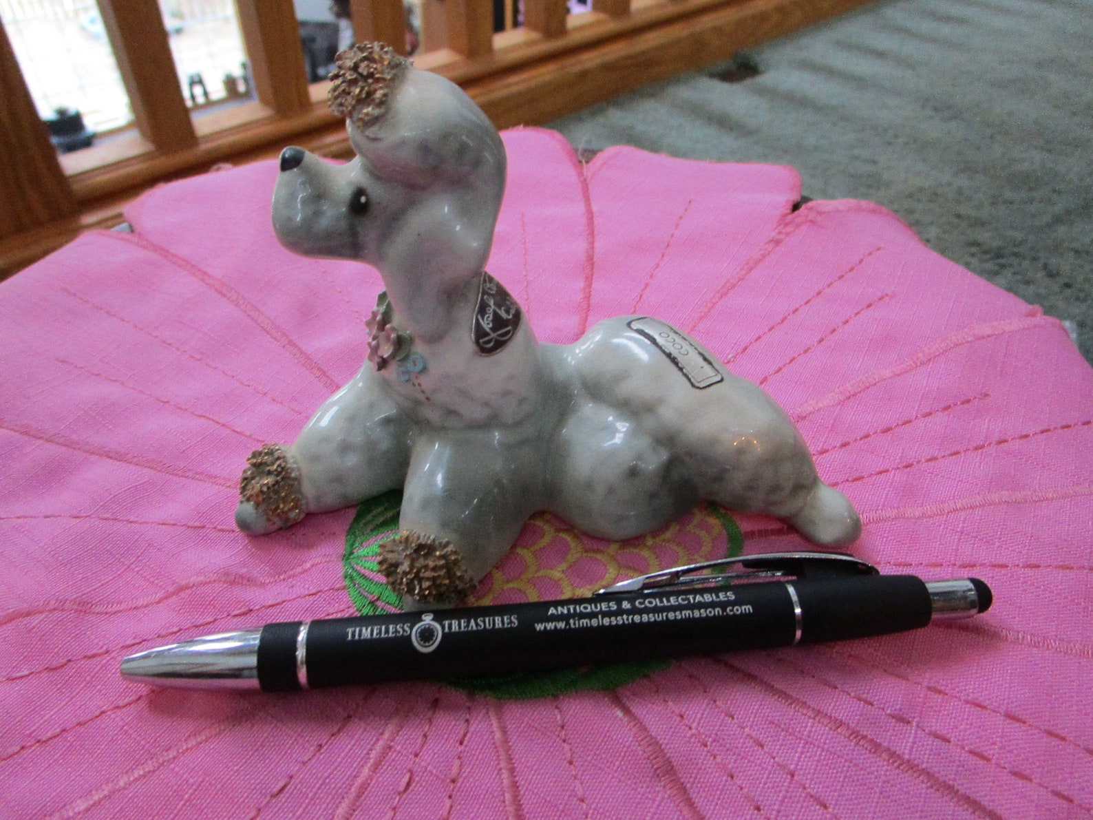 Coco Josef Originals Figurines Gray Poodle - Etsy