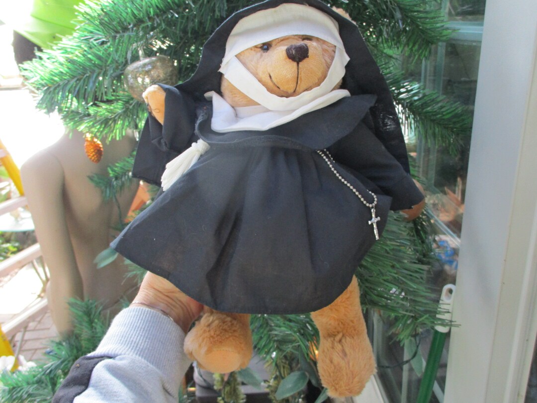 Poseable Vintage Nun Teddy Bear Handmade - Etsy Australia