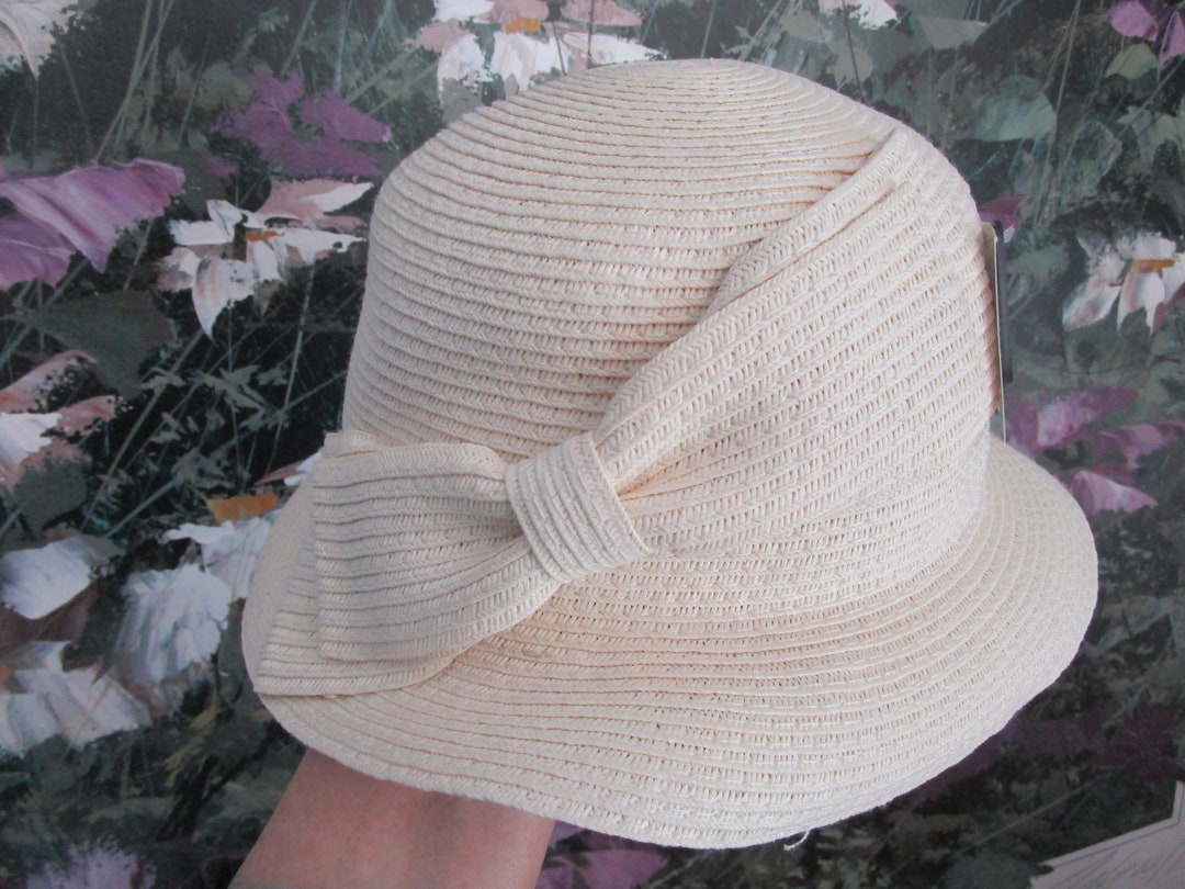 Relativity Cream Color Fedora Ladies Hat New Old Stock With Tags - Etsy