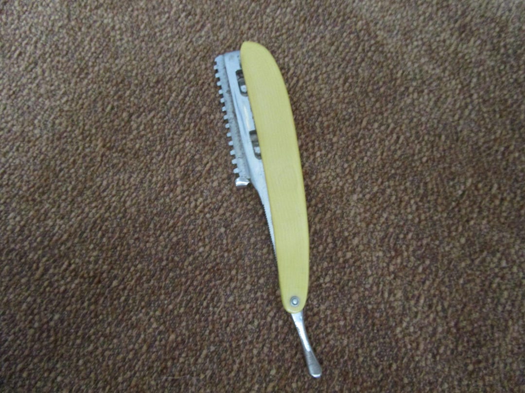 1900's Folding Celluloid Handle Double Edge Blade Razor - Etsy