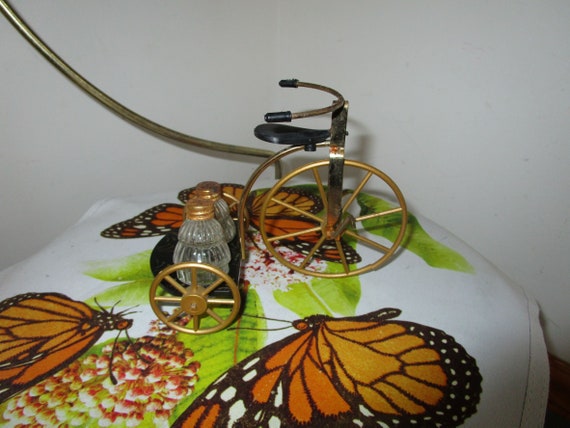 1950's Tricycle Bike Brass Salt and Pepper Shakers Metal - Etsy